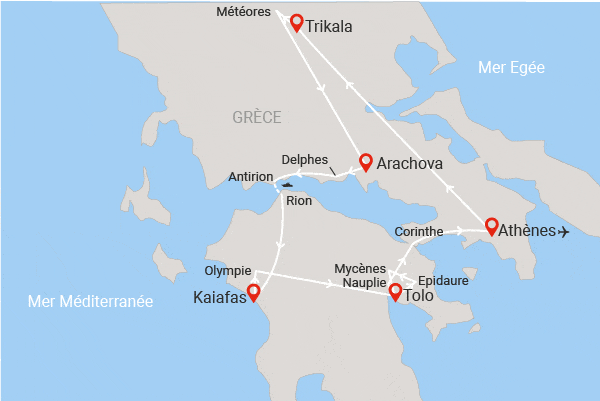 Circuit Grand Tour de Grèce (Grece)