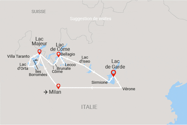 Autotour Sur les Rives des Lacs Italiens en Liberté (Italie) : circuits ...