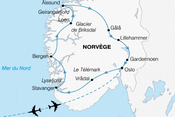 Circuit Le Grand Tour Des Fjords De Norvege Norvege