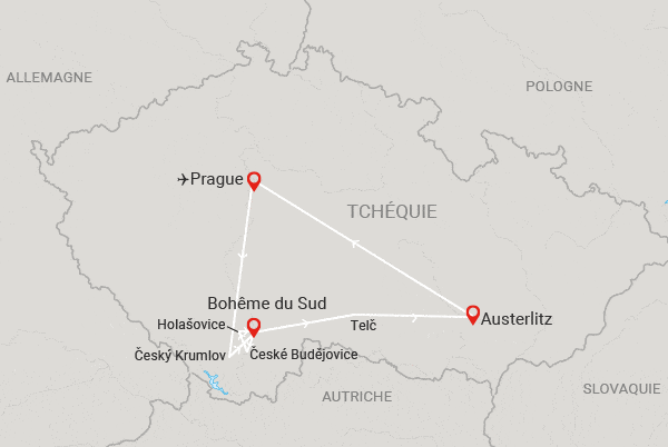 Circuit Splendide Prague et Bohême du Sud (Republique Tcheque)